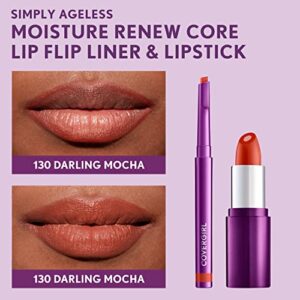 COVERGIRL Simply Ageless Lip Flip Liner, Darling Mocha, Pack of 1