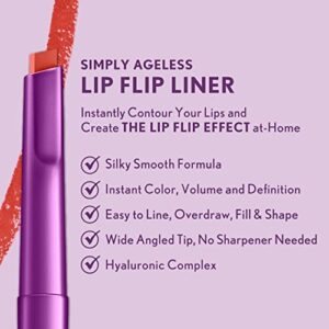 COVERGIRL Simply Ageless Lip Flip Liner, Darling Mocha, Pack of 1