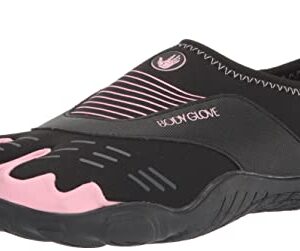 Body Glove Women's Cinch Water Shoe, Black/Prism Pink, 8