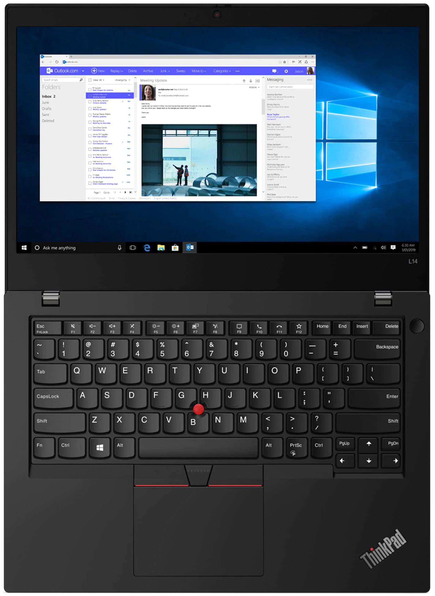 Lenovo ThinkPad L14 Gen 2 14.0" 60Hz FHD IPS Display Business Laptop (Intel i5-1135G7 4-Core, 64GB RAM, 1TB PCIe SSD, Intel Iris Xe, WiFi 6, Bluetooth 5.2, HD Webcam, Win 11 Pro) with Hub