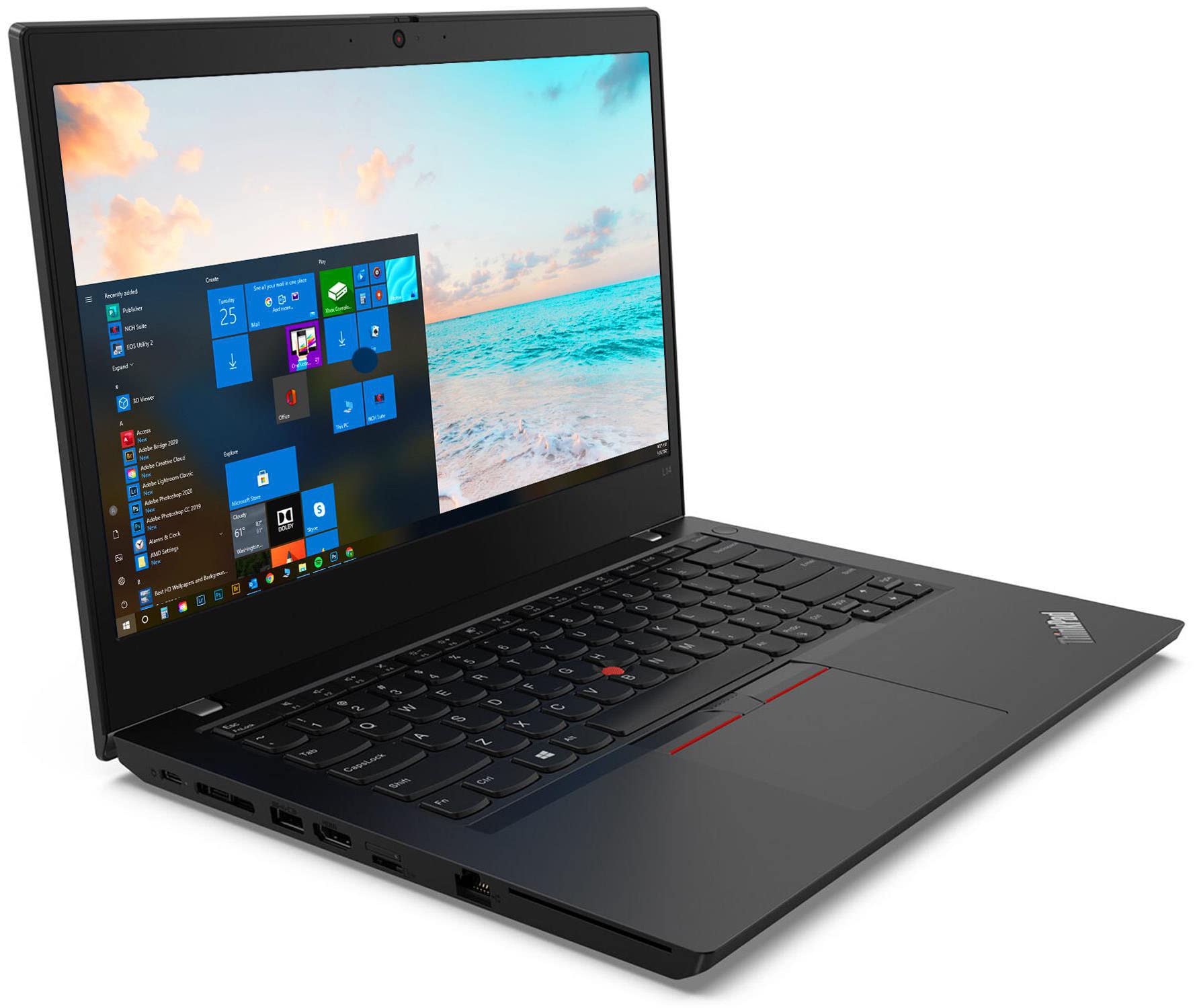 Lenovo ThinkPad L14 Gen 2 14.0" 60Hz FHD IPS Display Business Laptop (Intel i5-1135G7 4-Core, 64GB RAM, 1TB PCIe SSD, Intel Iris Xe, WiFi 6, Bluetooth 5.2, HD Webcam, Win 11 Pro) with Hub