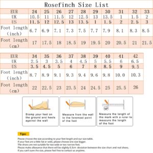 Rosefinch Women's Professional Latin Modern Tango Salsa Dance Shoes for Women Ballroom Party Dance Practice Performance Shoes-Heel 1.3inch（3.5cm）