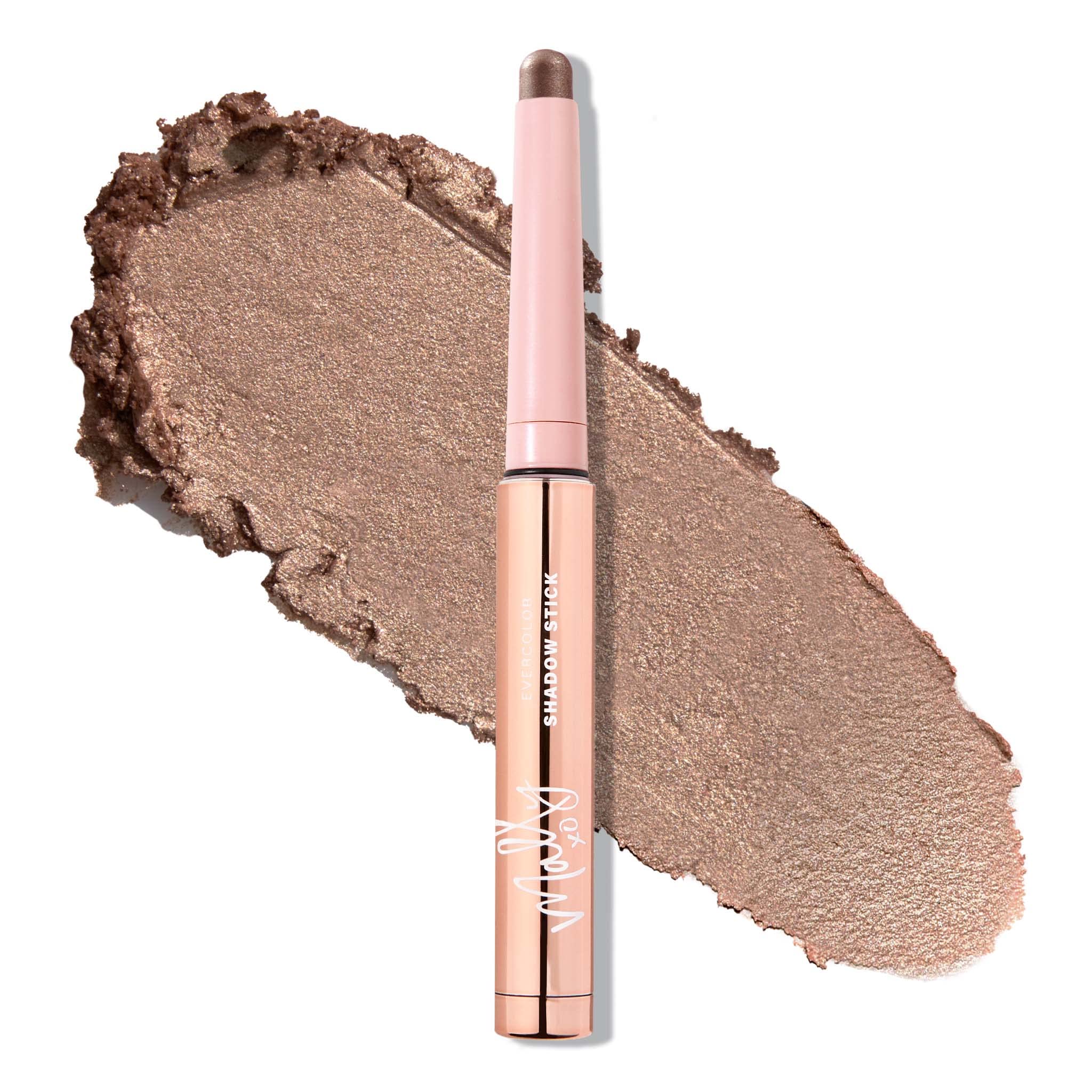 Mally Beauty Evercolor Eyeshadow Stick - Mica Beige Shimmer - Waterproof and Crease-Proof Formula - Easy-to-Apply Buildable Color - Cream Shadow Stick