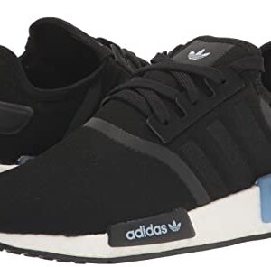 adidas Originals Women's NMD_R1 Sneaker, Black/White/Blue Dawn, 6