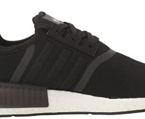 adidas Originals Women's NMD_R1 Sneaker, Black/White/Blue Dawn, 6