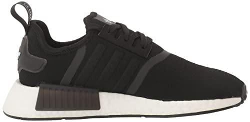 adidas Originals Women's NMD_R1 Sneaker, Black/White/Blue Dawn, 6