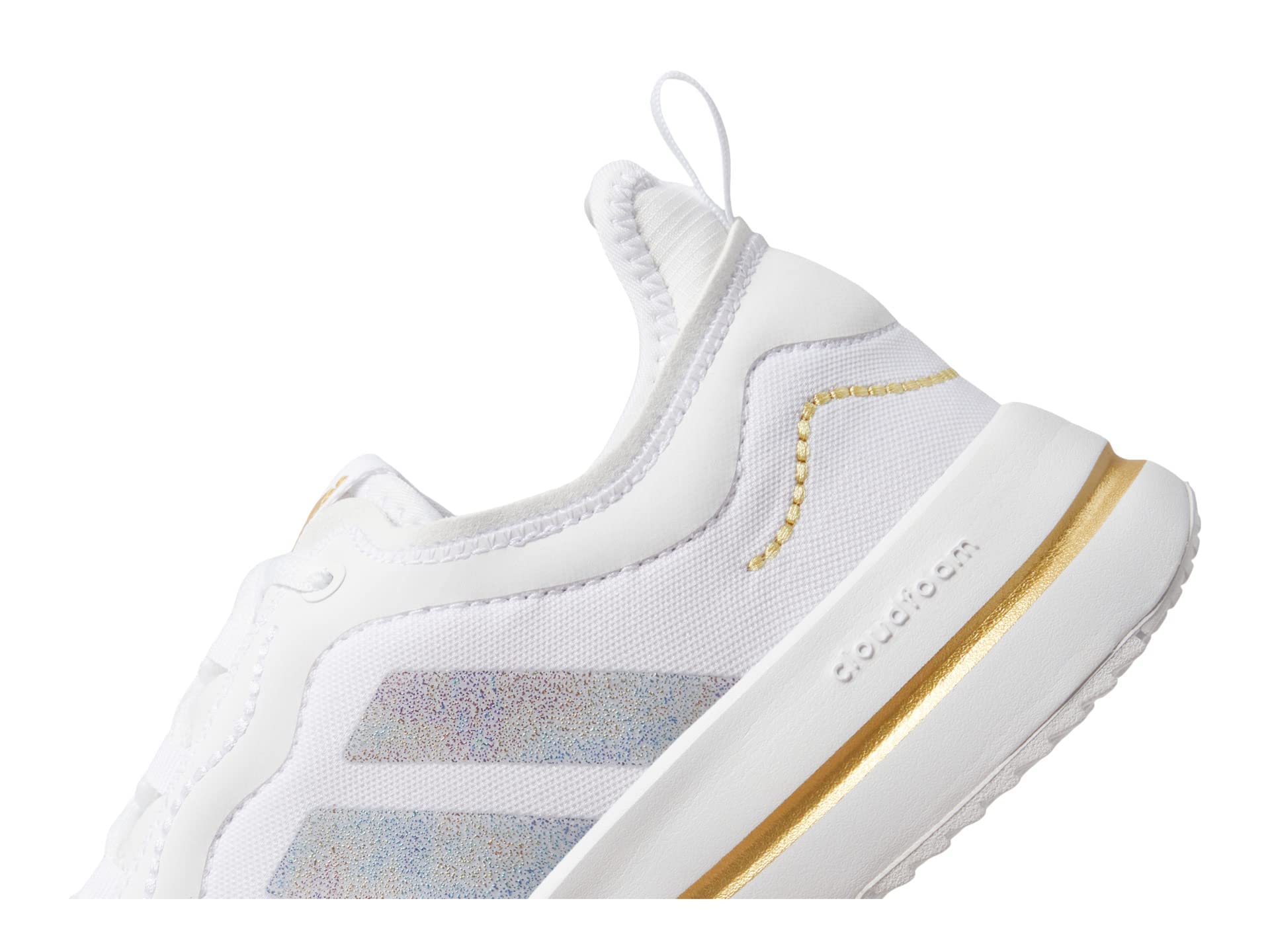 adidas Comfort Runner White/White/Matte Gold 5.5 B (M)