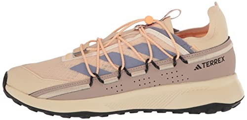 adidas Women's Terrex Voyager 21 Sneaker, Sand Strata/Silver Violet/Acid Orange, 8