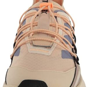 adidas Women's Terrex Voyager 21 Sneaker, Sand Strata/Silver Violet/Acid Orange, 8