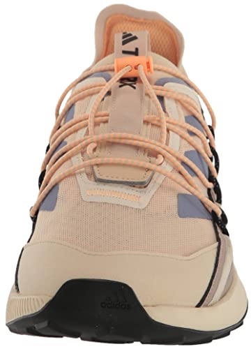 adidas Women's Terrex Voyager 21 Sneaker, Sand Strata/Silver Violet/Acid Orange, 8