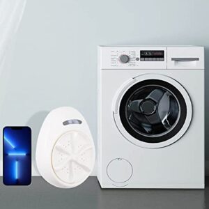 Travel Washer, 100‑240V Low Noise Portable Washing Machine 120W 4 Mode for Outdoor U.S. regulations