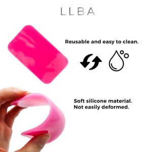 LLBA Silicone Eyelash Pads for Lash Extension | Silicone False Eyelash Holder Pads | False Eyelash Stand Tray Holder for Silicone False Lashes Holder Pads Reusable Eyelash Extension (Pack of 1)