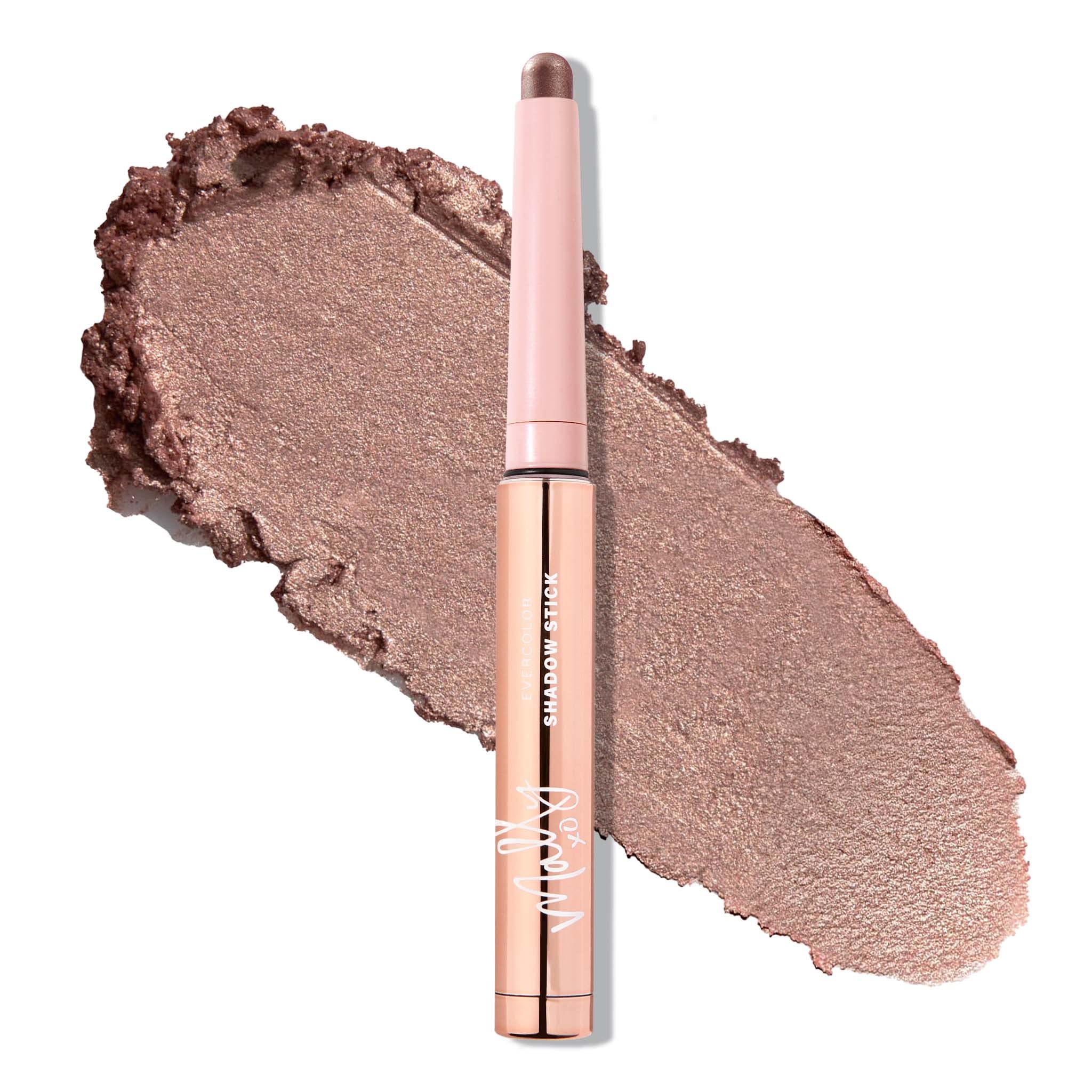 Mally Beauty Evercolor Eyeshadow Stick - Rosy Taupe Shimmer - Waterproof and Crease-Proof Formula - Easy-to-Apply Buildable Color - Cream Shadow Stick