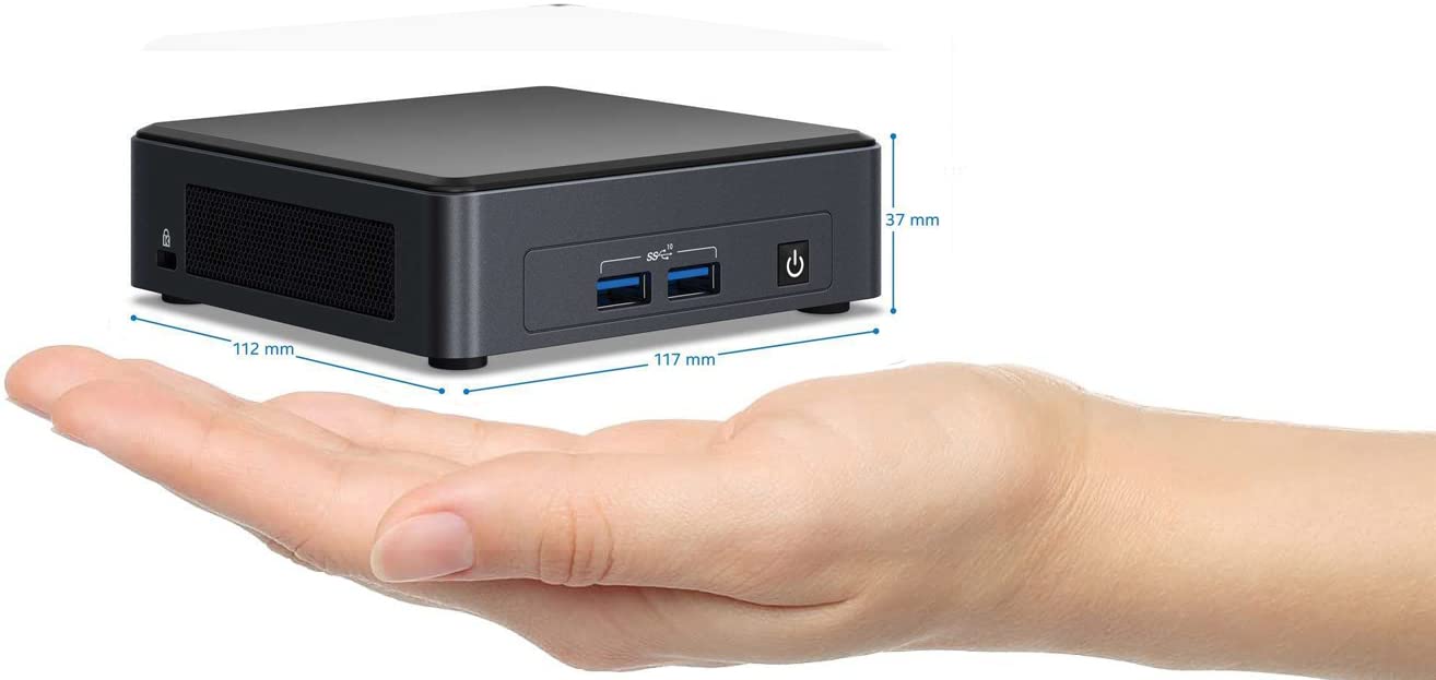 Intel NUC 11 Pro NUC11TNKi7 Tiger Canyon Home & Business Mini PC Mini Desktop 11th Gen Intel® Core™ i7-1165G7 Processor Upto 4.7 GHz Turbo,4 Cores,8 Threads,12 MB L3 Cache(No RAM&SSD)