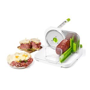 starfrit 092968-002-0000 deli slicer, 11" x 11.8" x 7.9", green