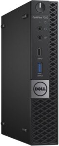 dell optiplex 7000 series 7050 micro form factor mff desktop computer, intel core i5-6500t quad-core processor, 16gb ddr4 ram, 512gb ssd, hdmi, displayport, vga, usb type-c, wi-fi, windows 10 pro