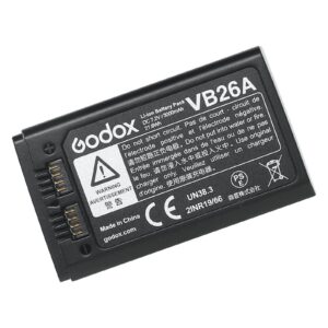 GODOX V1 Battery VB26A VB26 7.2V 3000mAh 21.6Wh Li-ion Battery V1-S V1-N V1-C V1F V1-O V1 Camera Flash and V860III V860III-S V860III-C V860III-N V860III-O V860III-F V850III AD100Pro MF-R76