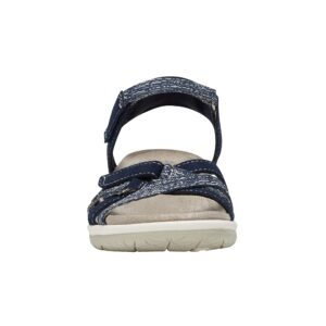 Earth Origins Women’s Sofia Sandals for Casual, Walking and Everyday - Navy - 11