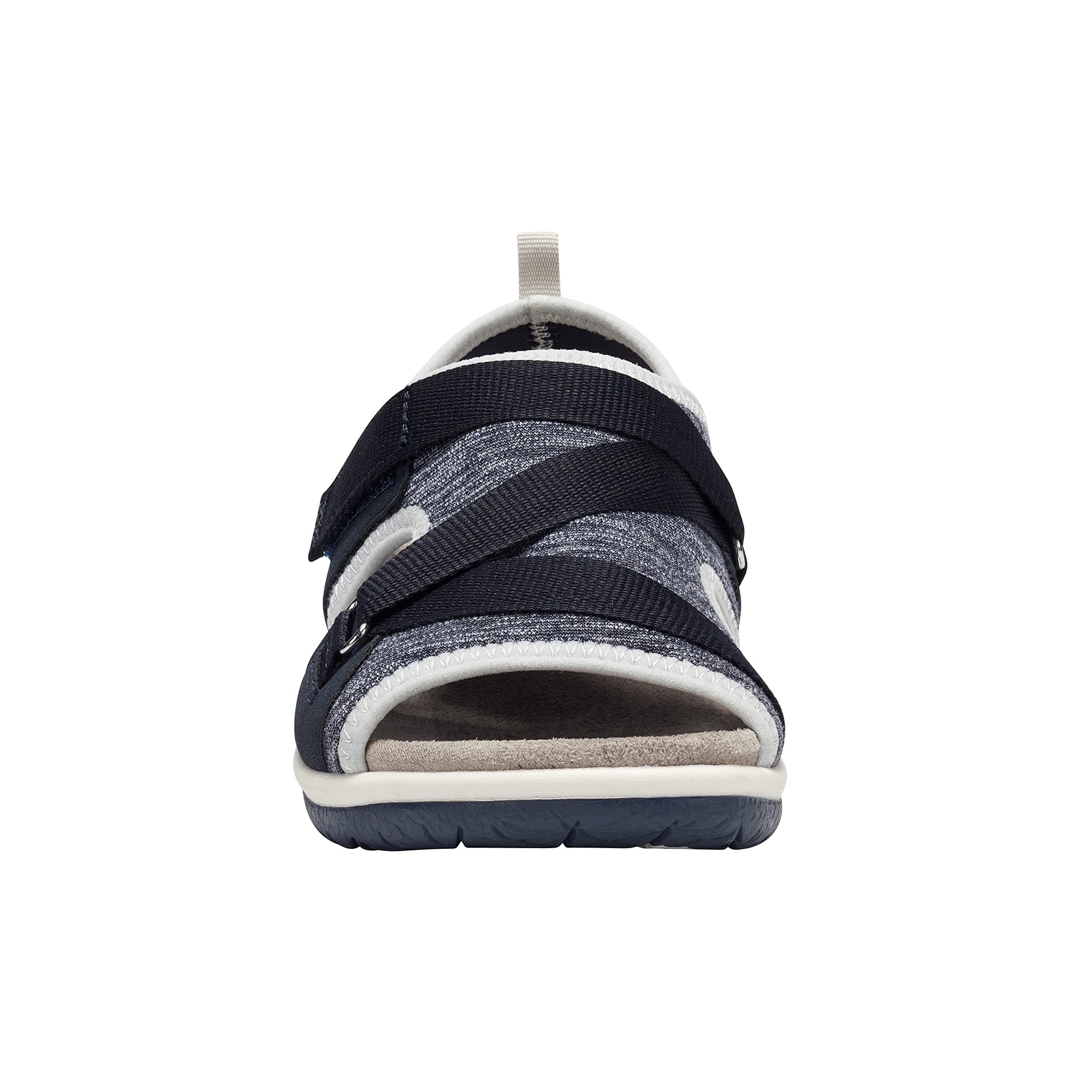 Earth Origins Women’s Saco Sandals for Casual, Walking and Everyday - Navy - 10 Wide