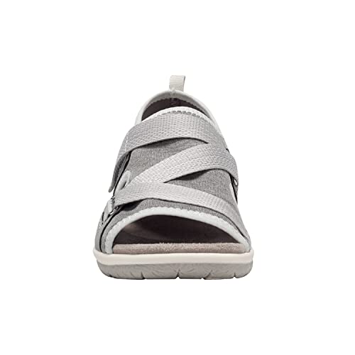 Earth Origins Women’s Saco Sandals for Casual, Walking and Everyday - Grey Multi - 9