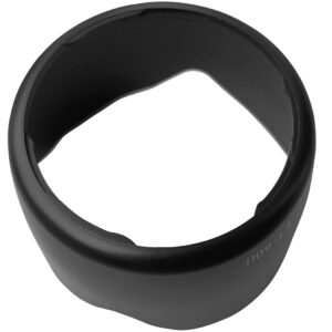 ET-60 Lens Hood Shade for Canon EF 75-300mm f/4-5.6 III,EF 75-300mm f/4-5.6 III USM,EF-S 55-250mm f/4-5.6 is II,EF-S 55-250mm f/4-5.6 is(Not for is STM),HUIPUXIANG 58mm Lens Hood