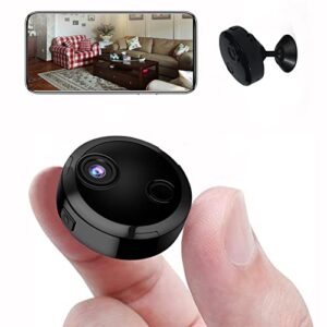 oucam mini wifi spy camera 1080p video recording live feed, wireless hidden spy cam nanny camera/auto night vision/no light night vision/motion activated alarm(2023 new upgraded phone app) 11