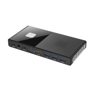 kingdel m6 mini compact pc intel celeron n5105/n6000 processor 4 cores 4mb l3 cache max 2.90ghz, 16gb ram 256gb ssd, w-11 pro, 3xusb3.1 1xhd 1xtype-c, intel uhd graphics support 4k