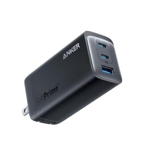 Anker 737 GaNPrime, 120W USB C Charger, PPS 3-Port Fast Compact Foldable Wall Charger for MacBook Pro/Air, iPad Pro, iPhone 15/Pro, Galaxy S22/S21, Dell XPS 13, Note 20/10+, and More Devices