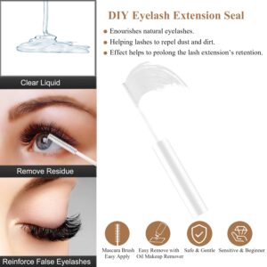 DIY Lash Extension Kit, Missicee Individual Lashes Kit with 240 Pcs Lash Clusters 5ml Cluster Lash Bond and Seal 1 Eyelash Applicator for Beginner DIY at Home Easy to Apply (10D+20D-C Curl-8-12 mix)