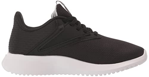 Reebok Women's FluxLite Cross Trainer, Black/White/Chalk, 11