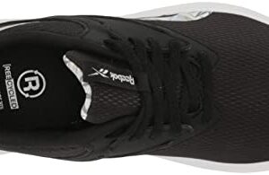 Reebok Women's FluxLite Cross Trainer, Black/White/Chalk, 11