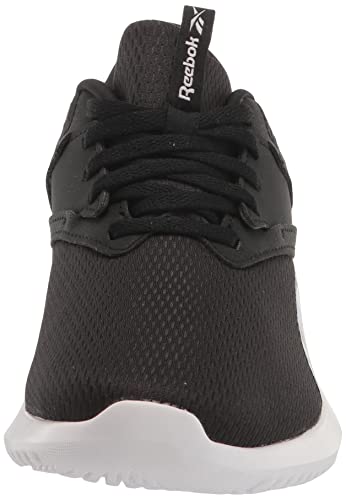 Reebok Women's FluxLite Cross Trainer, Black/White/Chalk, 11