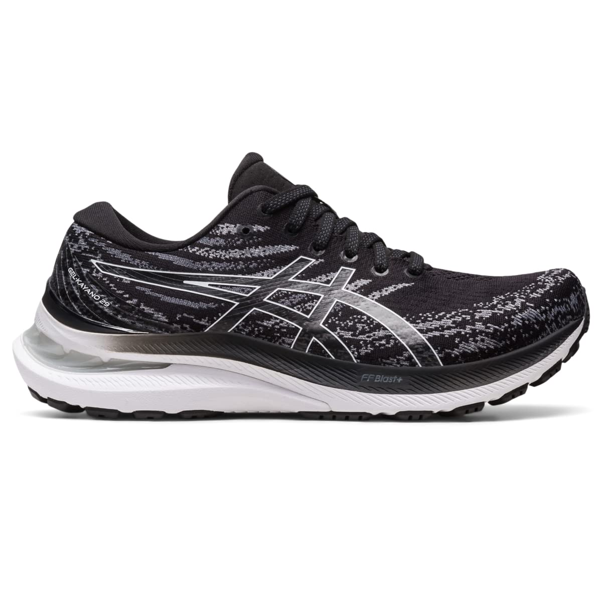 ASICS Women's Gel-Kayano 29 Platinum Running Shoes, 8, White/Pure Silver