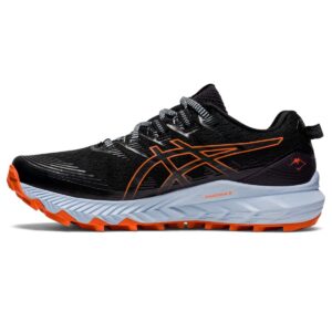 asics women's gel-trabuco 10 running shoes, 8, black/nova orange