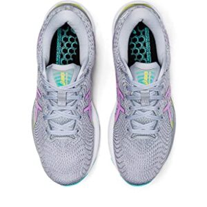 ASICS Women's Gel-Cumulus 24 Running Shoes, 6.5, Piedmont Grey/Lavender Glow