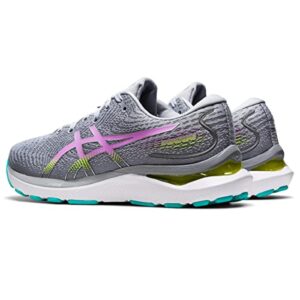 ASICS Women's Gel-Cumulus 24 Running Shoes, 6.5, Piedmont Grey/Lavender Glow