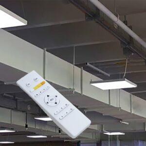 Handheld Controller 2.4G RF Combined Dimmer, CCT Selector and ON-Off with up to 4 Grouping Tri-Function for LED Panel Lights EEBPTL, LED Drop Ceiling Lights Fixture, LED Flat Panel Troffer Fixture