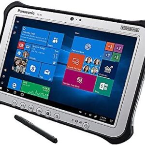 Toughbook Panasonic Toughpad G1, FZ-G1, MK5, Intel Core i5-7300U 2.60GHz, 10.1 Gloved Multi Touch + digitizer, 8GB, 256GB, LAN Port, 4G LTE,Webcam,WiFi, Bluetooth, Windows 10 Pro (Renewed)