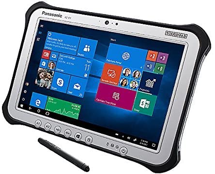 Toughbook Panasonic Toughpad G1, FZ-G1, MK5, Intel Core i5-7300U 2.60GHz, 10.1 Gloved Multi Touch + digitizer, 8GB, 256GB, LAN Port, 4G LTE,Webcam,WiFi, Bluetooth, Windows 10 Pro (Renewed)