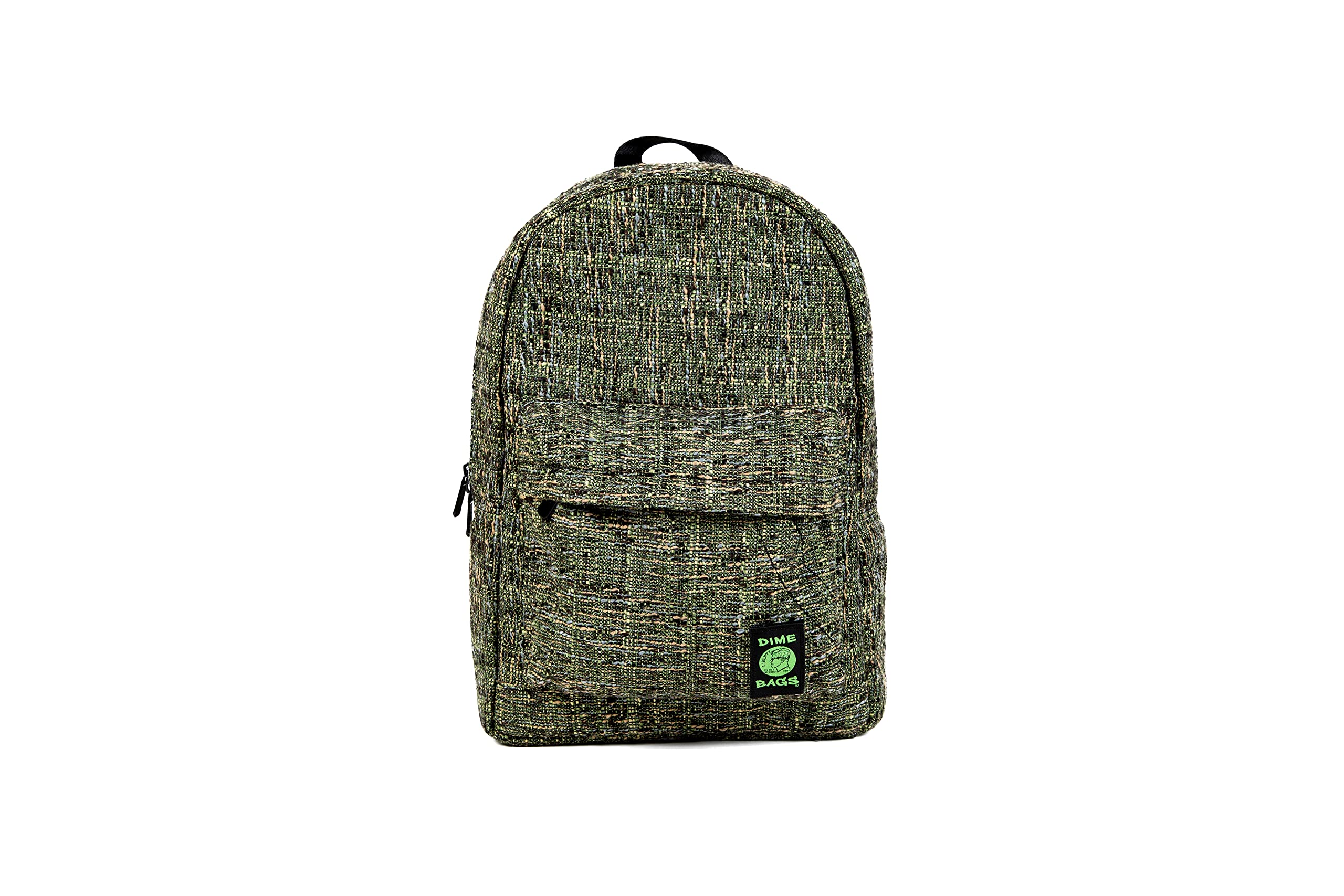 DIME BAGS Study Buddy | Hemp Backpack | 15-inch Padded Laptop Compartment (Timber)