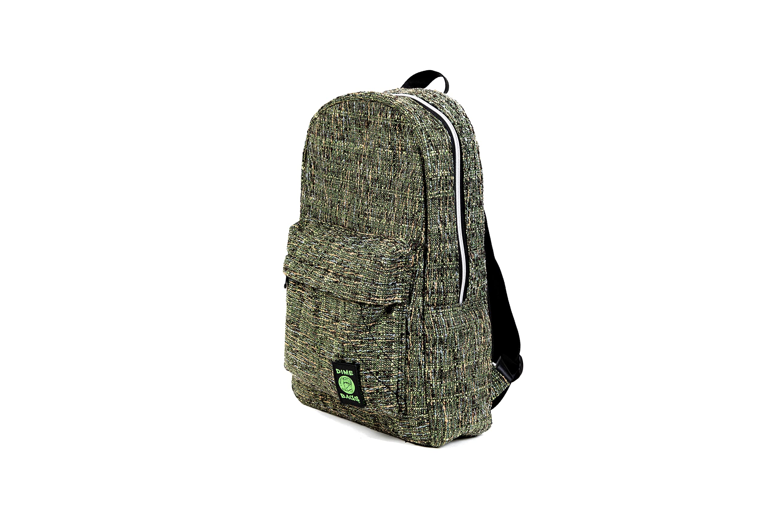 DIME BAGS Study Buddy | Hemp Backpack | 15-inch Padded Laptop Compartment (Timber)