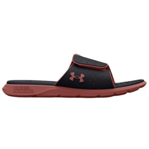 Under Armour Women's Ignite Pro Slide, (003) Black/Red Fusion/Red Fusion, 9, US