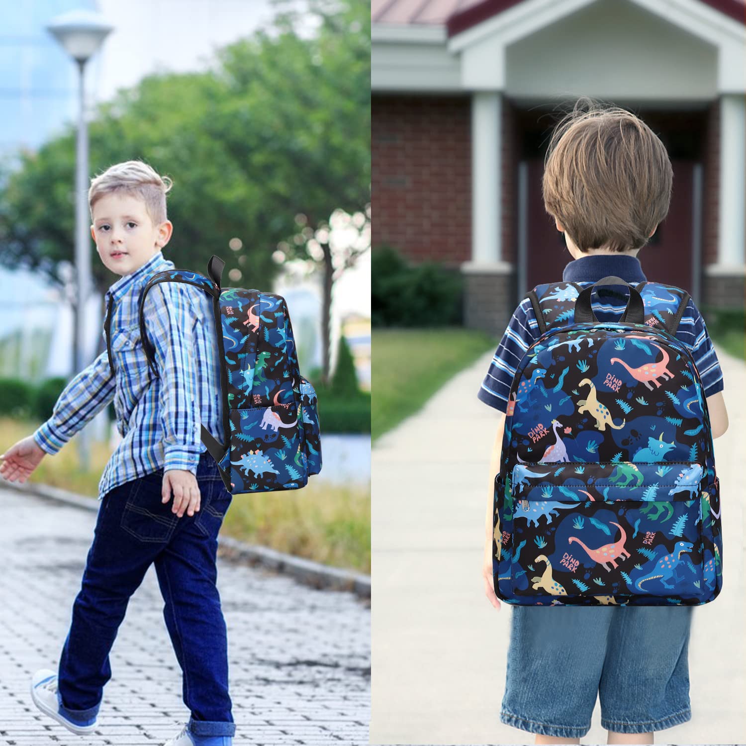 Soehipee Backpack for Kids, Preschool Backpack for Kids Boys, Toddler Kindergarten School Bookbag Set with Lunch Box and Pencil Case