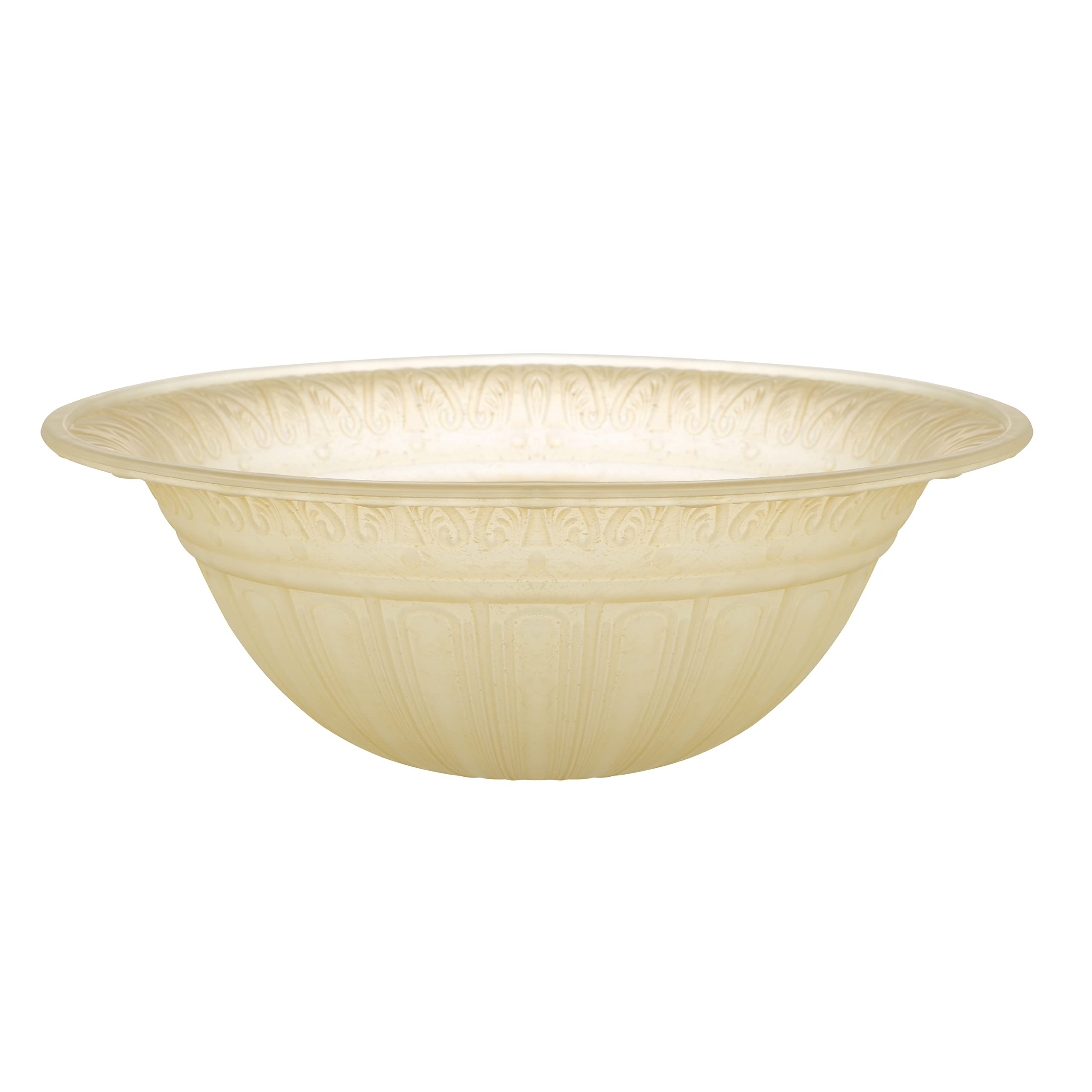 Aspen Creative Amber 23095-01A Transitional Style Replacement Torchiere Glass Shade, 6" Height x 15-3/4" Diameter