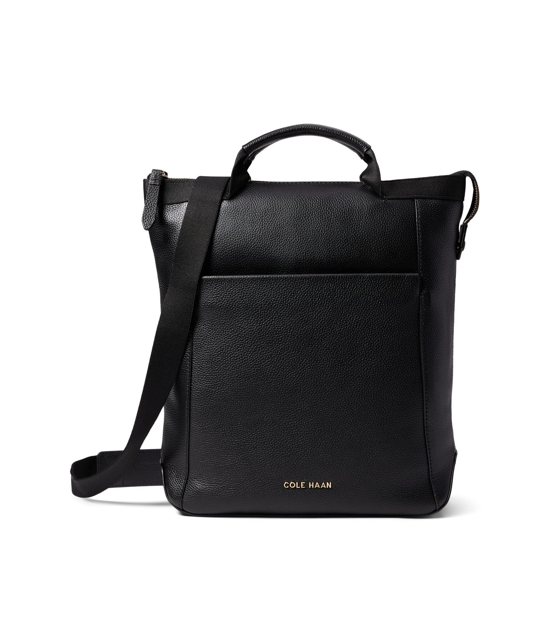 Cole Haan Grand Ambition Small Convertible Solid Backpack Black One Size