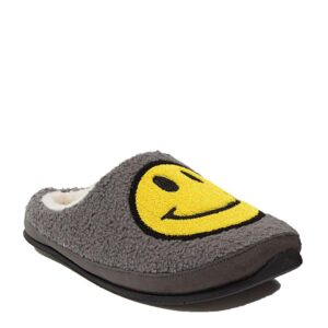 Deer Stags mens Wink Slipper, Charcoal/White, 12 US