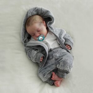 babeside lifelike reborn baby dolls boys - 17-inch real baby feeling realistic-newborn full body vinyl anatomically correct real life baby dolls with toy & gift box for kids age 3 +