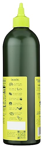 Graza "Sizzle" Extra Virgin Olive Oil. Peak Harvest Cooking Oil. Single Farm Spanish EVOO. 25.3 FZ (750 ML) Squeeze Bottle