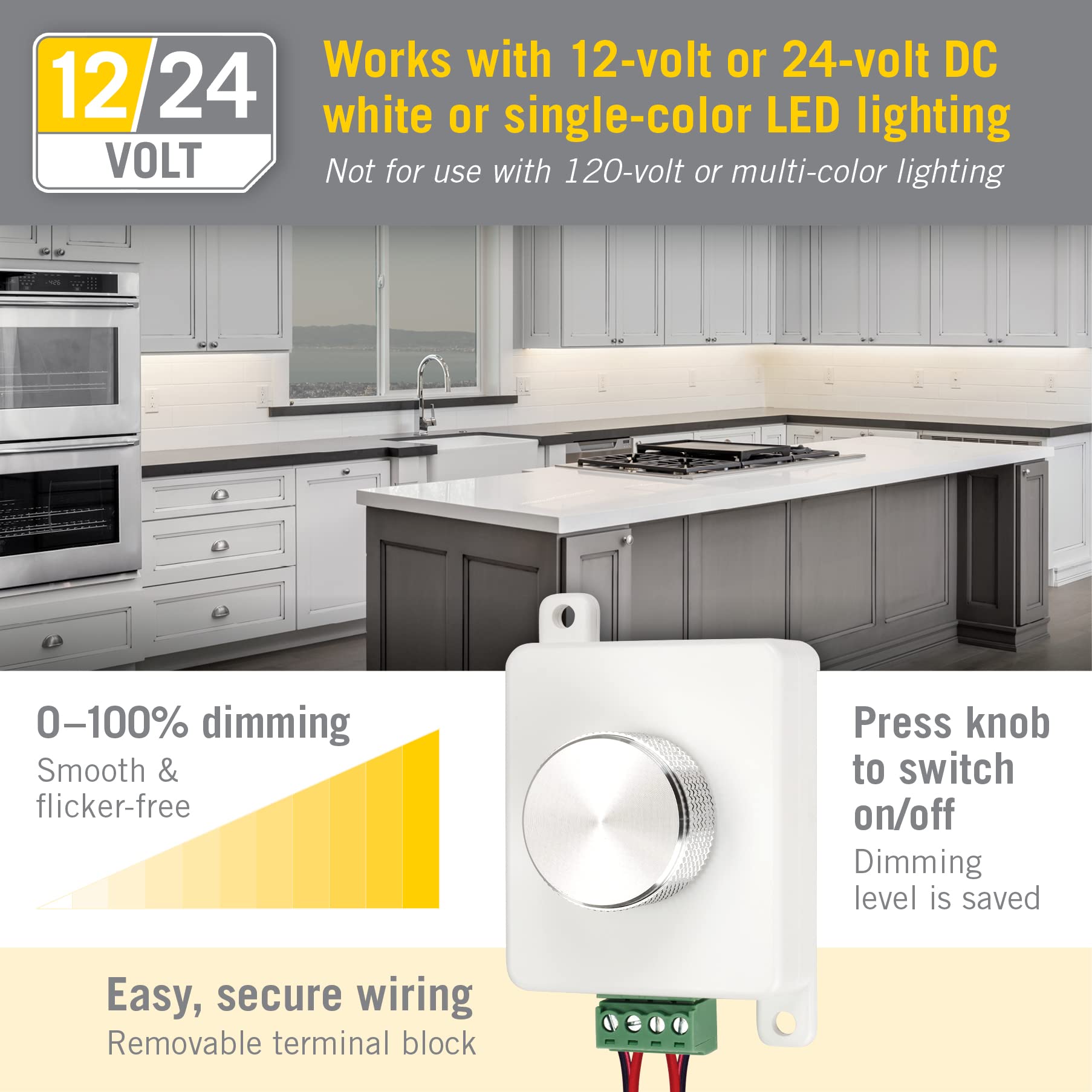 Armacost Lighting Proline Rotary Knob LED Dimmer 511129