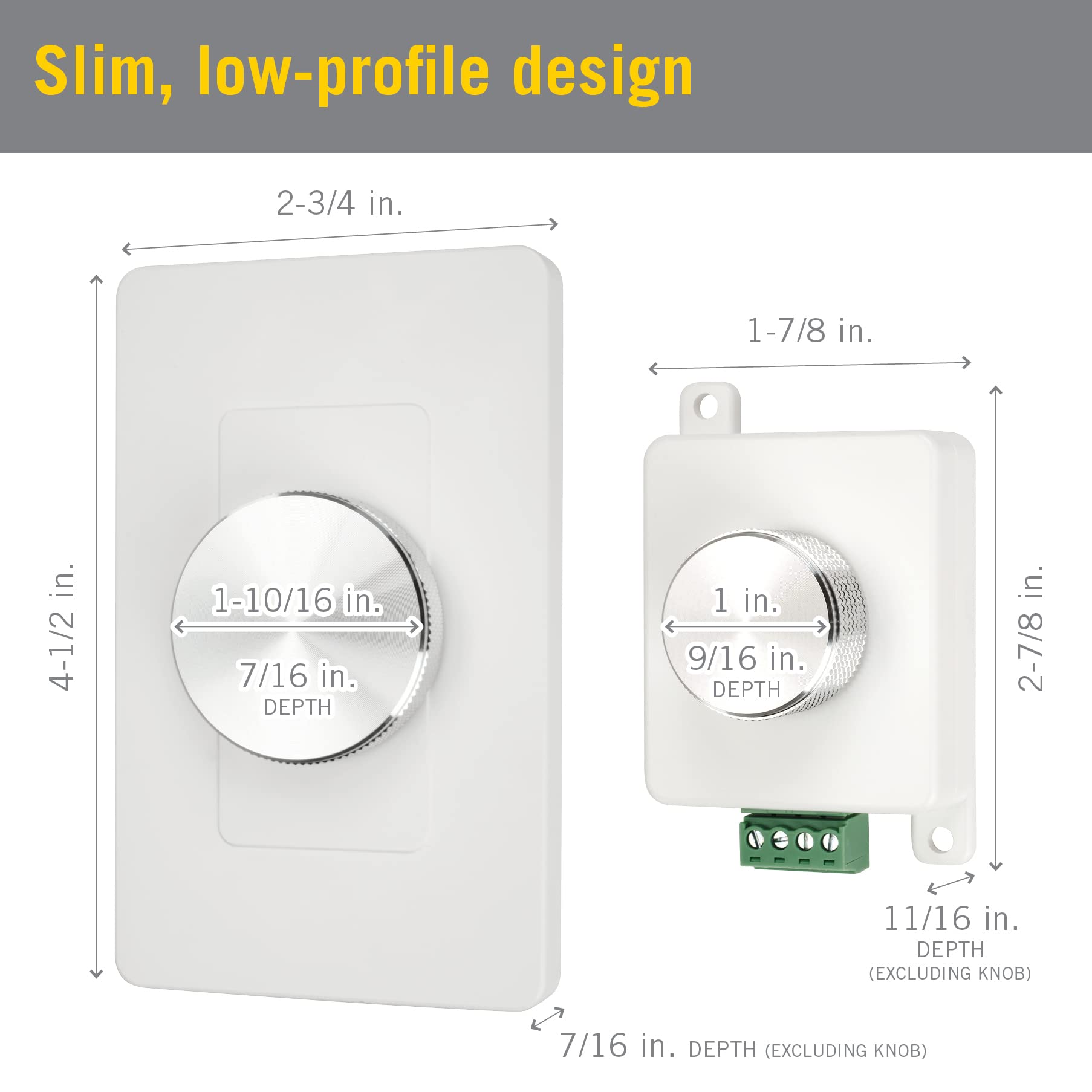 Armacost Lighting Proline Rotary Knob LED Dimmer 511129